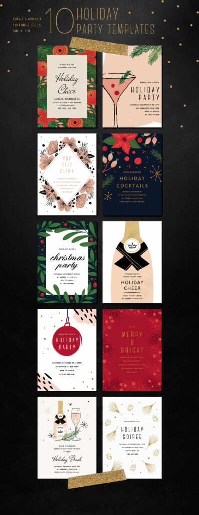 HOLIDAY PARTY TEMPLATES – MasterBundles