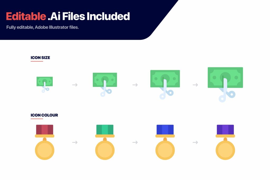 JuicyIcons Flat Bundle: 13,000 Icons – MasterBundles