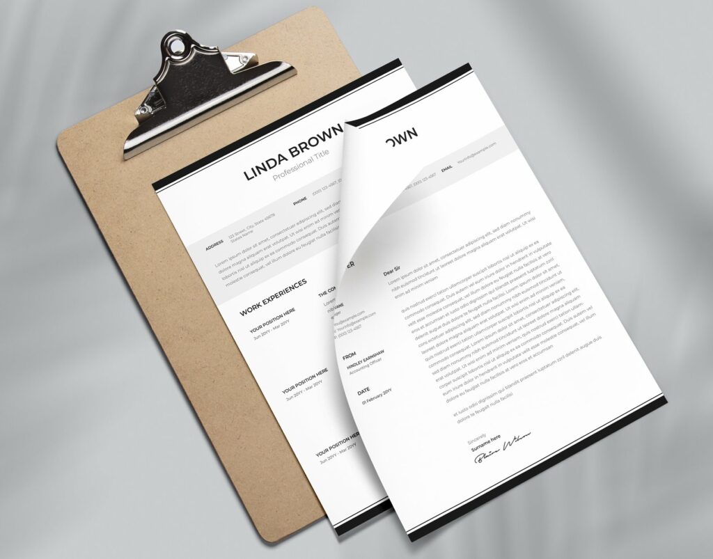 Executive Resume Template / CV – MasterBundles