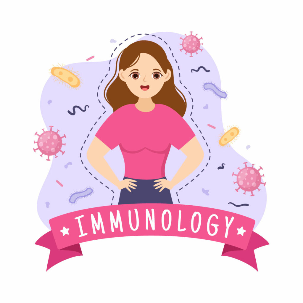12 Immunology Protection System Illustration - MasterBundles