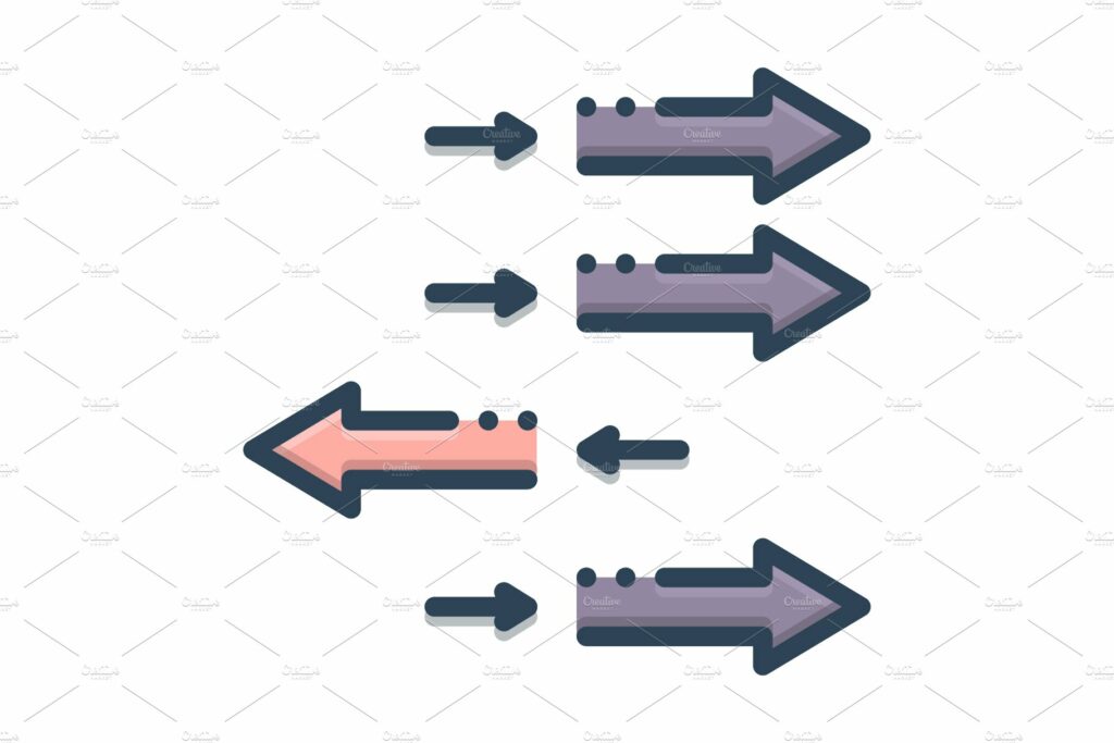 Individualization arrow icon – MasterBundles