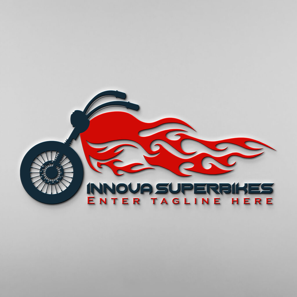 Motorbike logo - MasterBundles