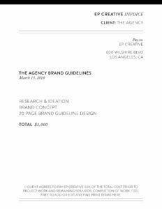 Clean Invoice Template – MasterBundles