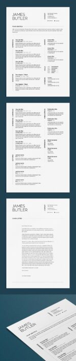 James | CV / resume template – MasterBundles