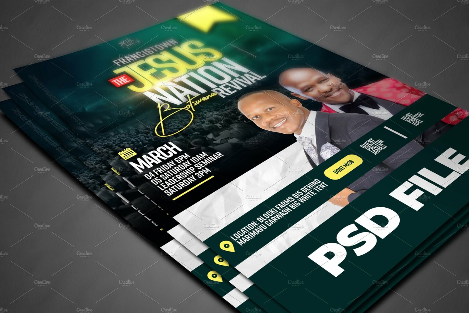 Church Flyer templates Bundle – MasterBundles