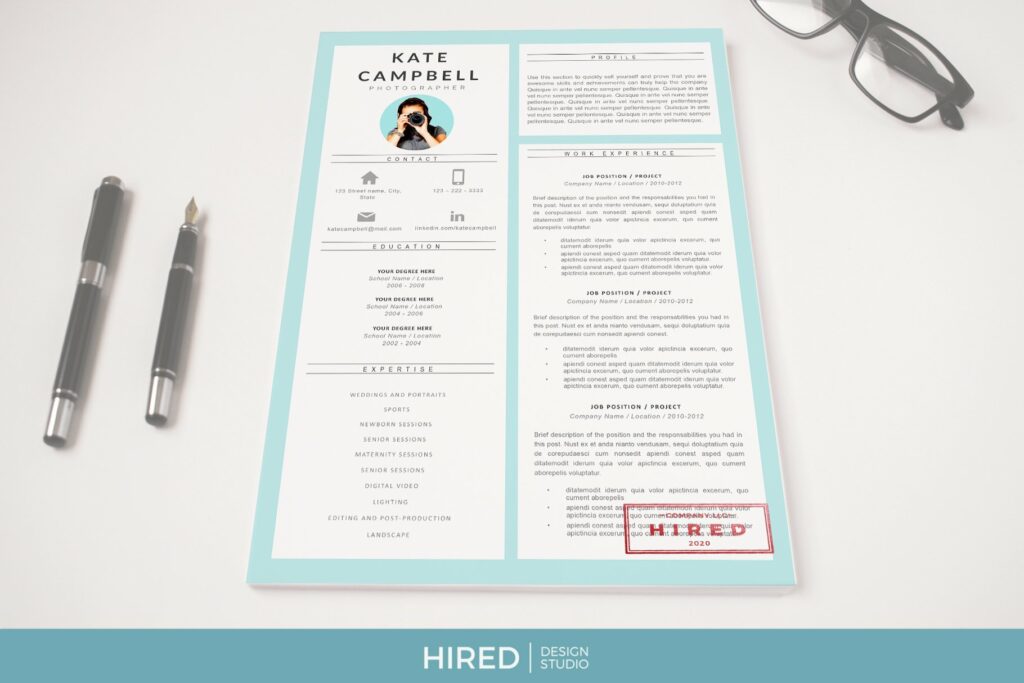 Creative CV + Resume Writing guide – MasterBundles