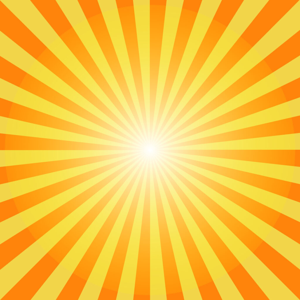 Yellow Abstract Sun Burst Background - MasterBundles