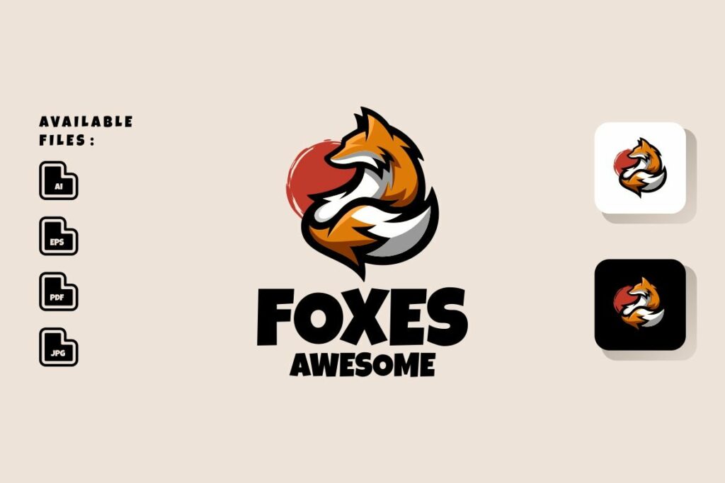 FOXES LOGO – MasterBundles