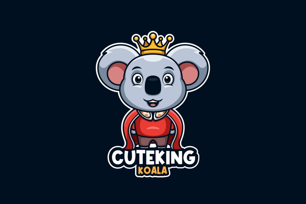 Cute Koala King – MasterBundles