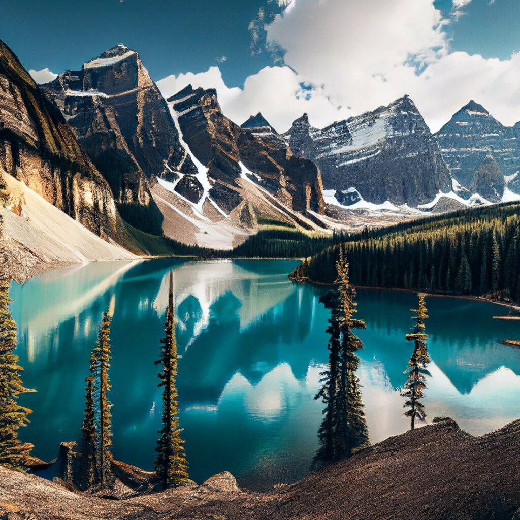 Realistic Landscape Nature Photography Midjourney Prompt - MasterBundles