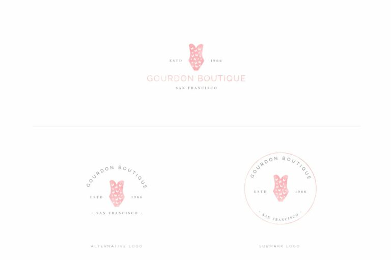 Ladylike Premade Branding Logos – MasterBundles