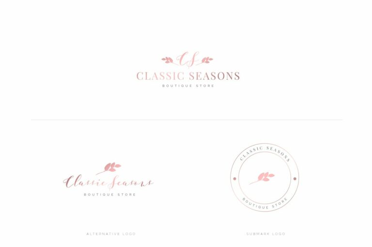 Ladylike Premade Branding Logos – MasterBundles