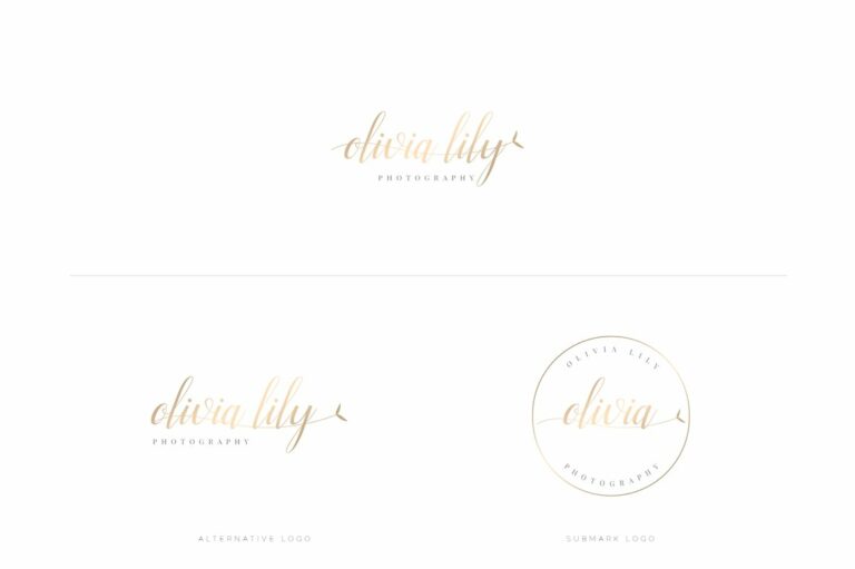 Ladylike Premade Branding Logos – MasterBundles