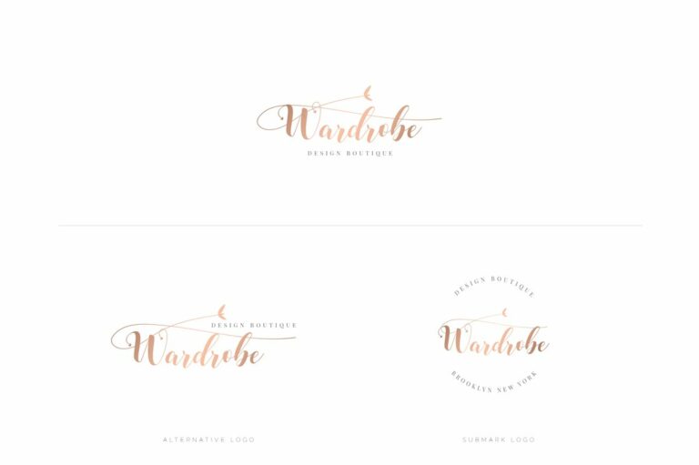 Ladylike Premade Branding Logos – MasterBundles
