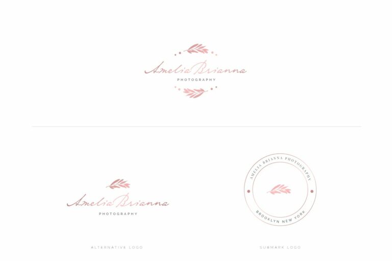 Ladylike Premade Branding Logos – MasterBundles