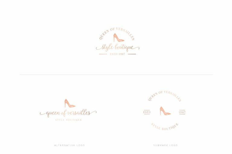 Ladylike Premade Branding Logos – MasterBundles