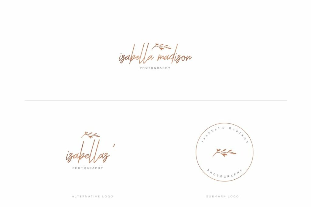 Ladylike Premade Branding Logos – MasterBundles