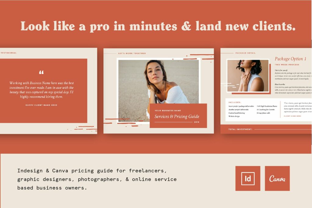 Services & Pricing Guide Template – MasterBundles