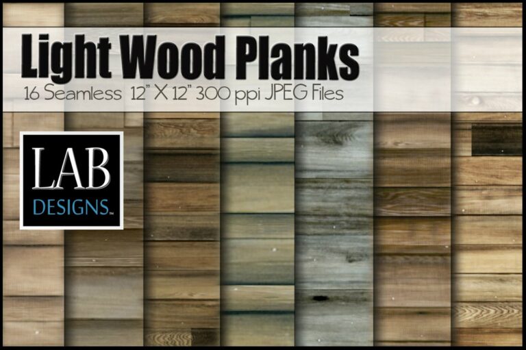 16 Light Wood Plank Textures – MasterBundles