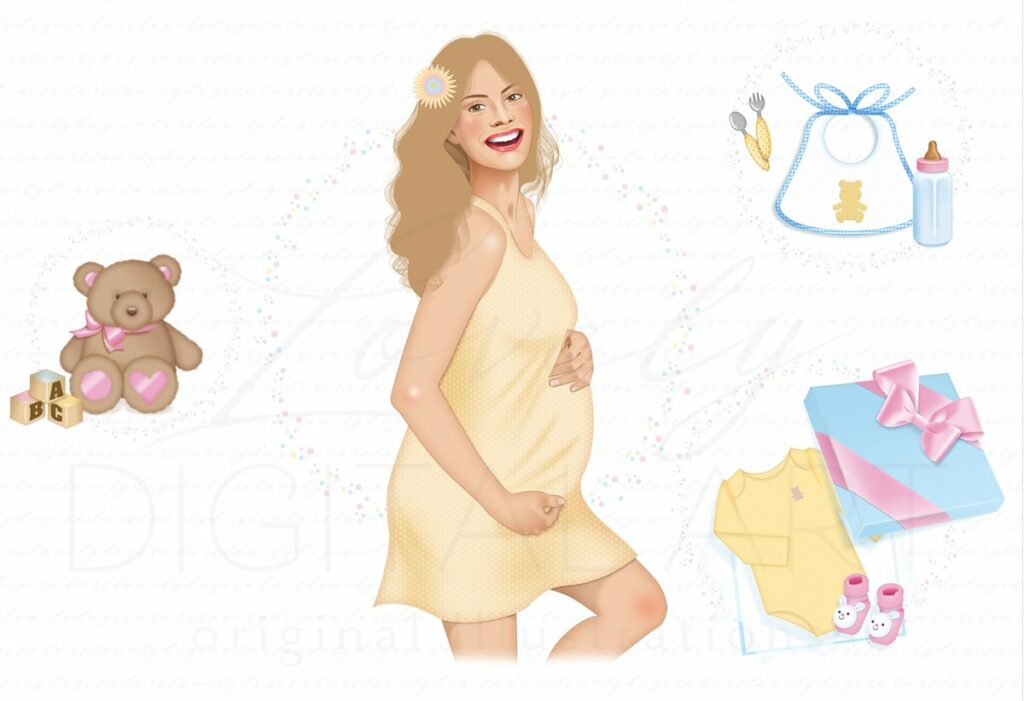 Baby Shower Digital Clip Art – MasterBundles