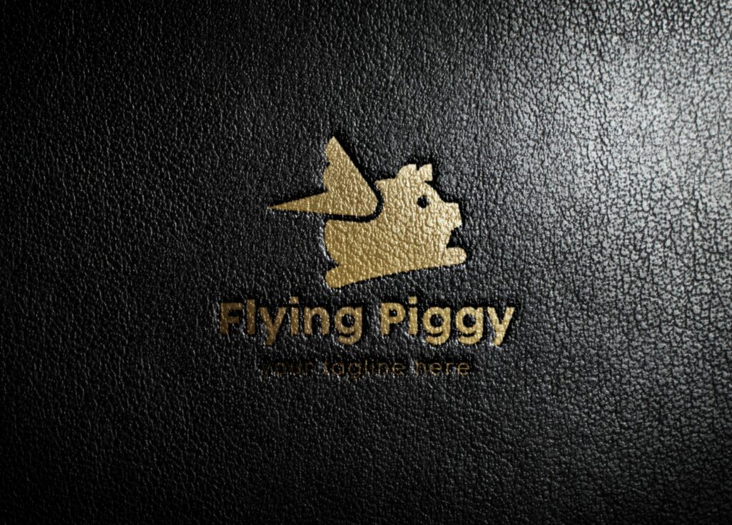 Flying Piggy Logo – MasterBundles