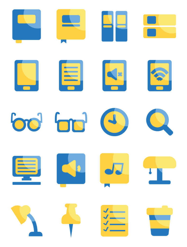 20 Library Icons Set – MasterBundles