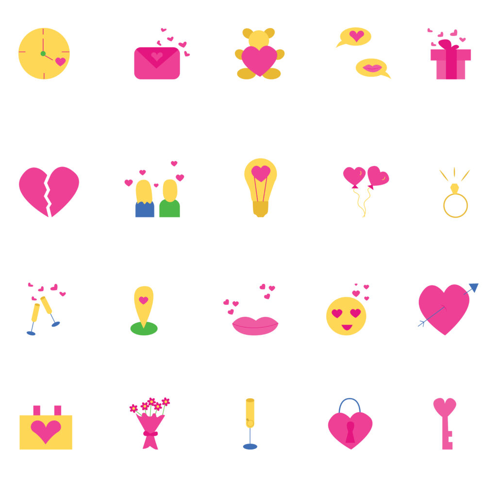 Love Icons Set – MasterBundles