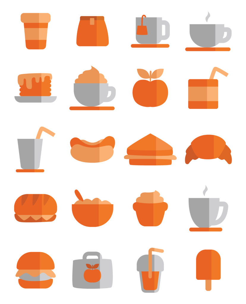 Lunch Icons Set – MasterBundles