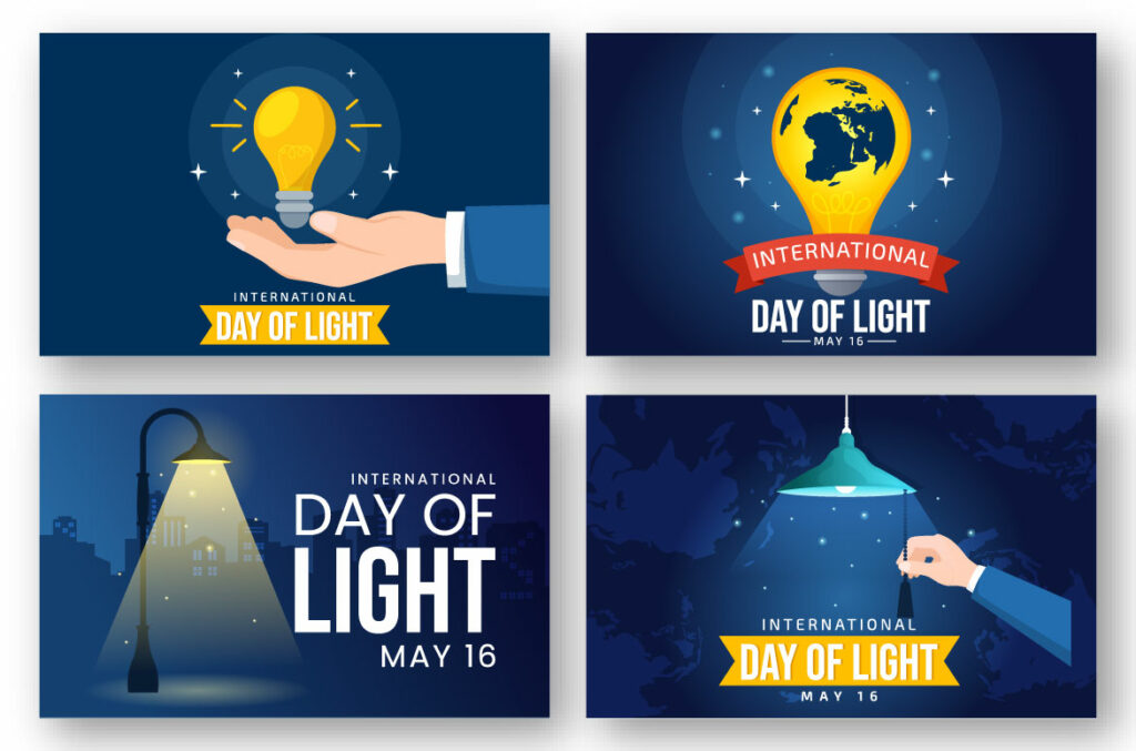 15 International Day of Light Illustration - MasterBundles