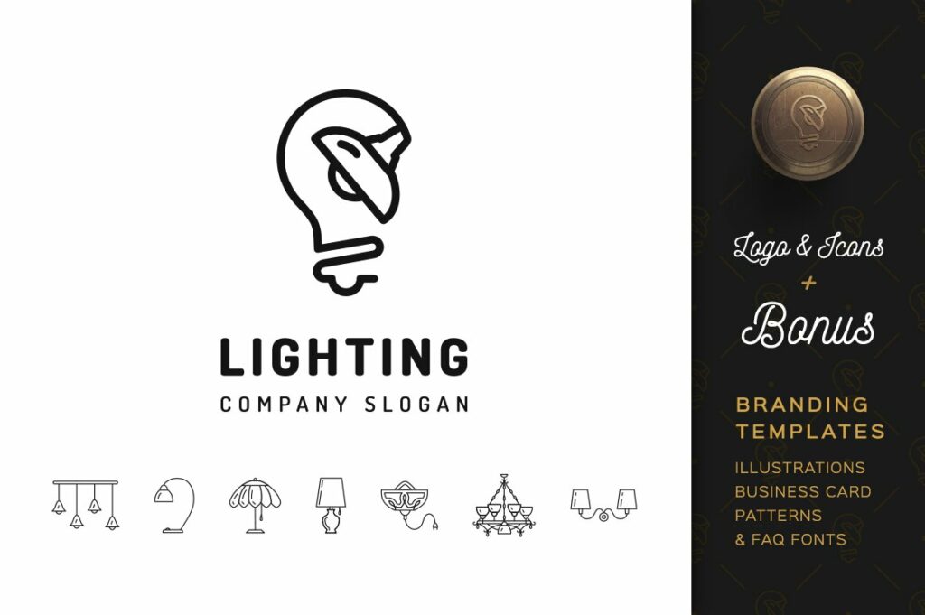 Lighting Logo & Branding Templates – MasterBundles