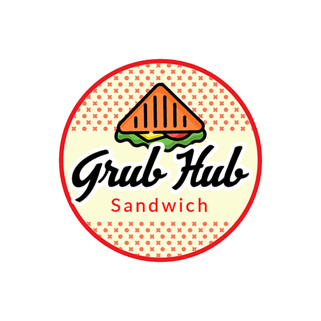 Grub Hub Logo Design - MasterBundles