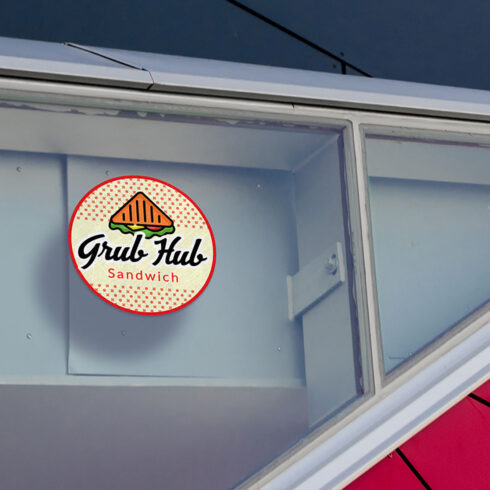 Grub Hub Logo Design - MasterBundles