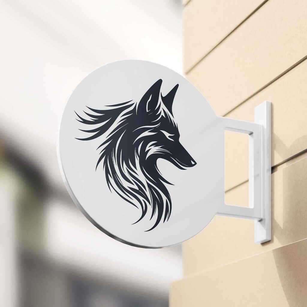 Wolf Logo illustration - MasterBundles