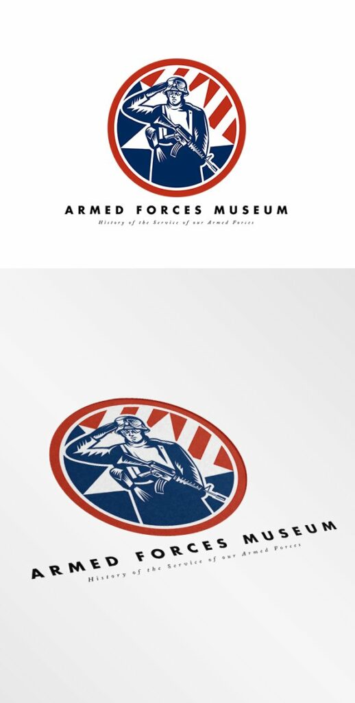 Armed Forces Museum Logo – MasterBundles