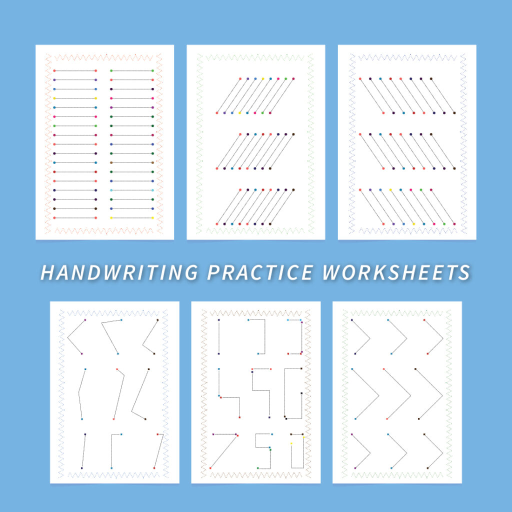 Handwriting Practice Worksheets - MasterBundles