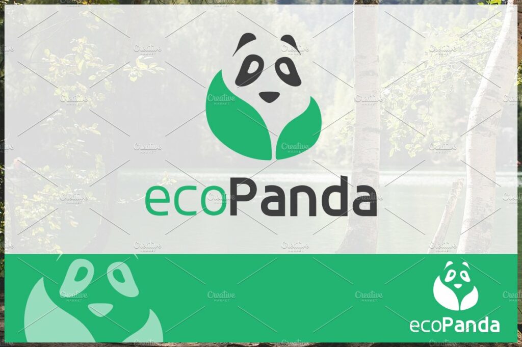 Eco Panda Logo – MasterBundles