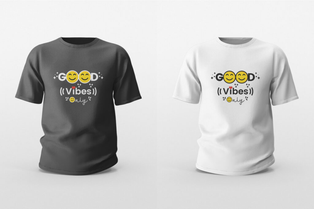 Good Vibes Only T Shirt Design Masterbundles