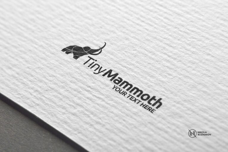 Tiny Mammoth Logo – MasterBundles