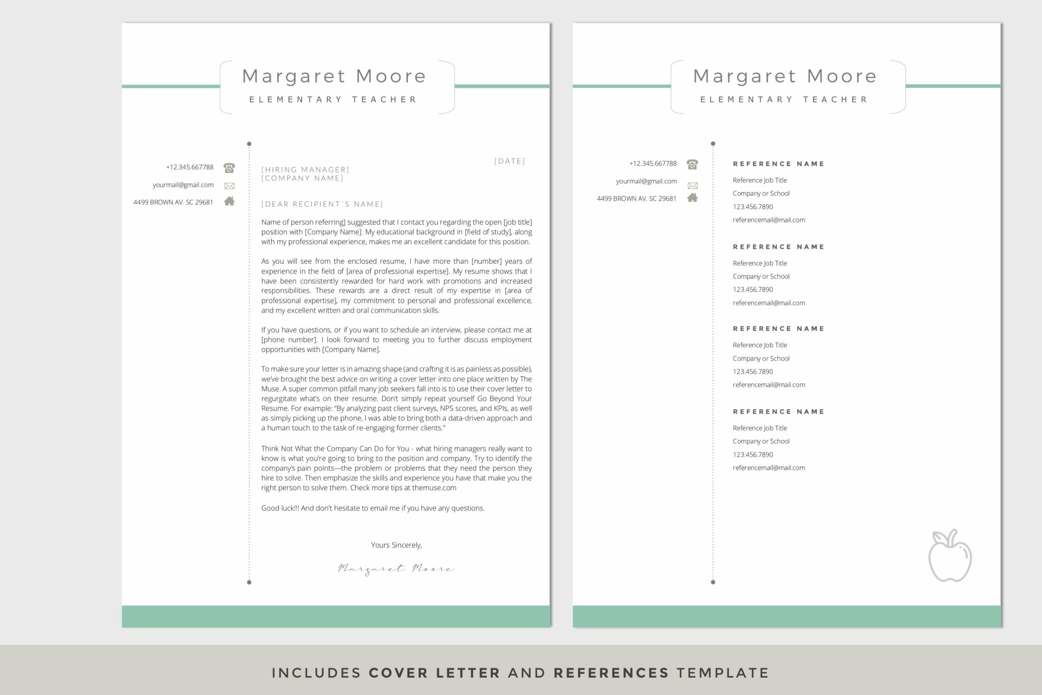 Teacher Assistant Resume Template / CV – MasterBundles