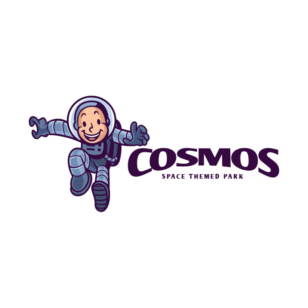 Astronaut Character Mascot Logo Design - MasterBundles