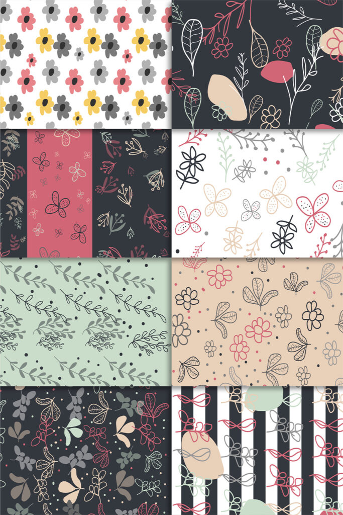 8 Digital pattern design - MasterBundles