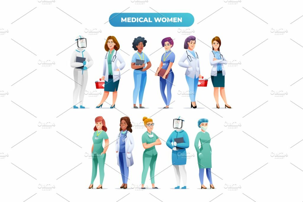 Medical People Character Set – MasterBundles