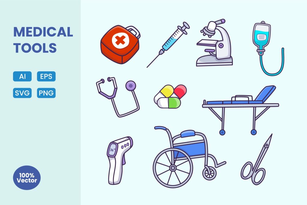Medical Tools Illustration – MasterBundles