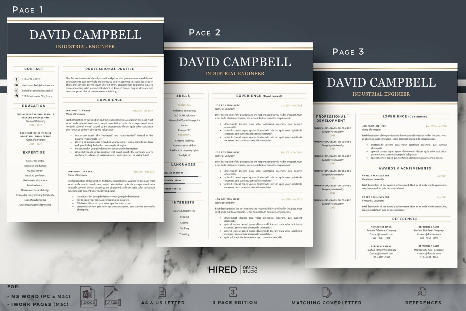 Resume for Engineer. Engineering CV – MasterBundles