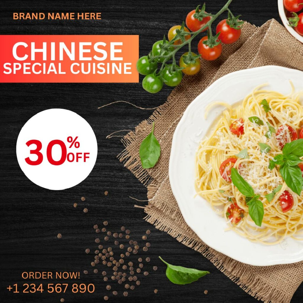 RESTAURANT MENU SOCIAL MEDIA CANVA TEMPLATES PACK - MasterBundles