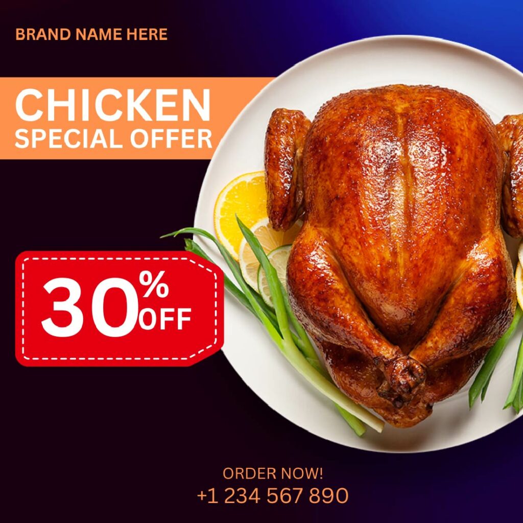 RESTAURANT MENU SOCIAL MEDIA CANVA TEMPLATES PACK - MasterBundles