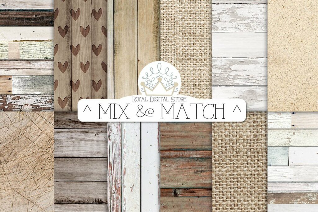 Wood digital paper – MasterBundles