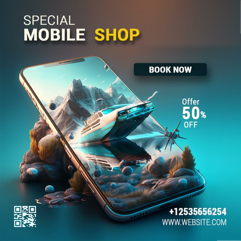 Professional Social Media Template of mobile - MasterBundles