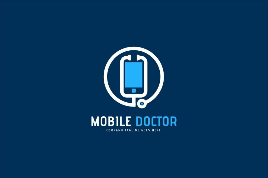 Mobile Doctor Logo Template – MasterBundles