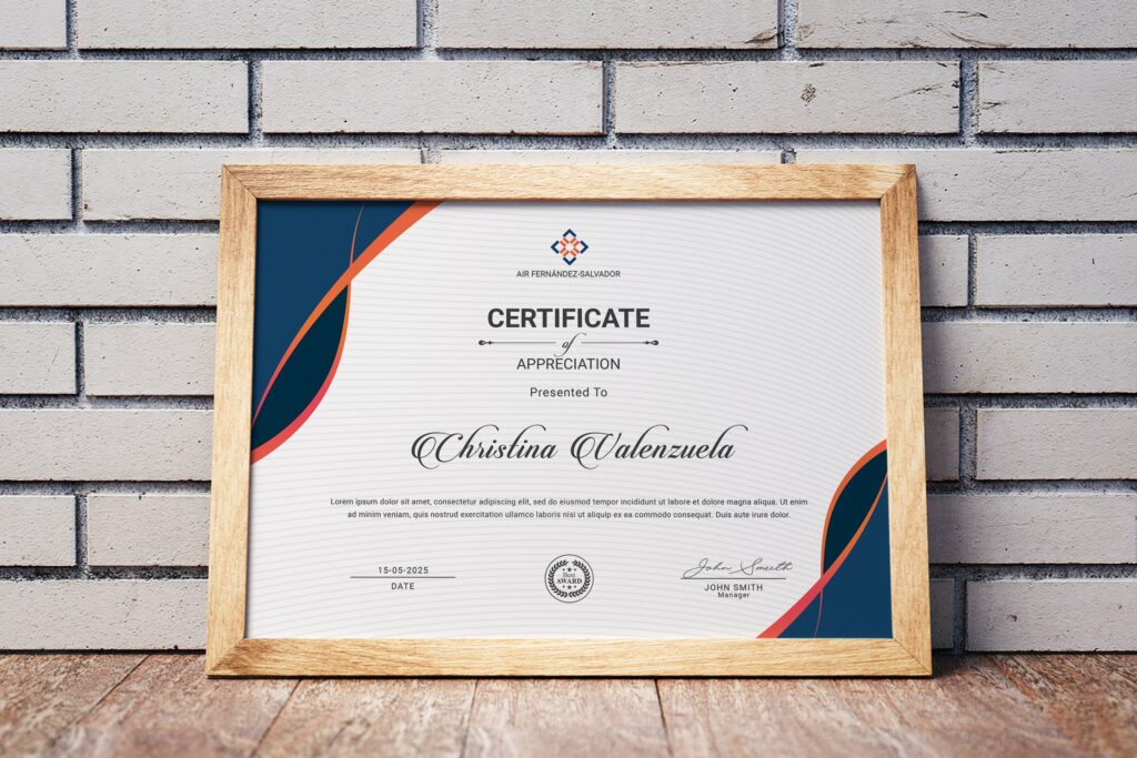 Certificate Template – MasterBundles